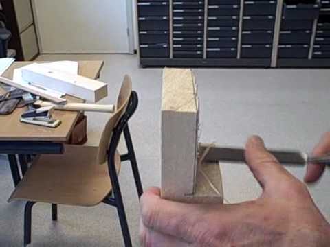 Half hout verbinding - YouTube