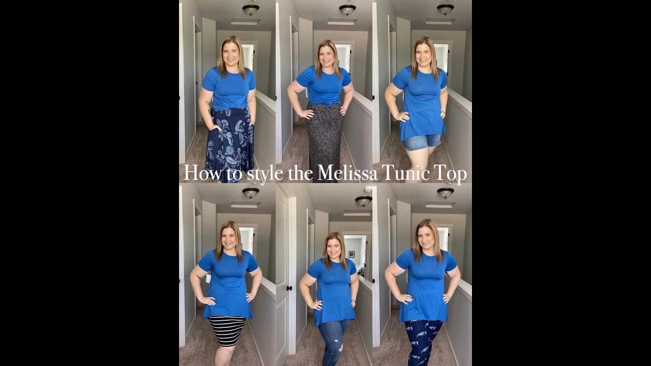How to style the Lularoe Melissa Top - YouTube