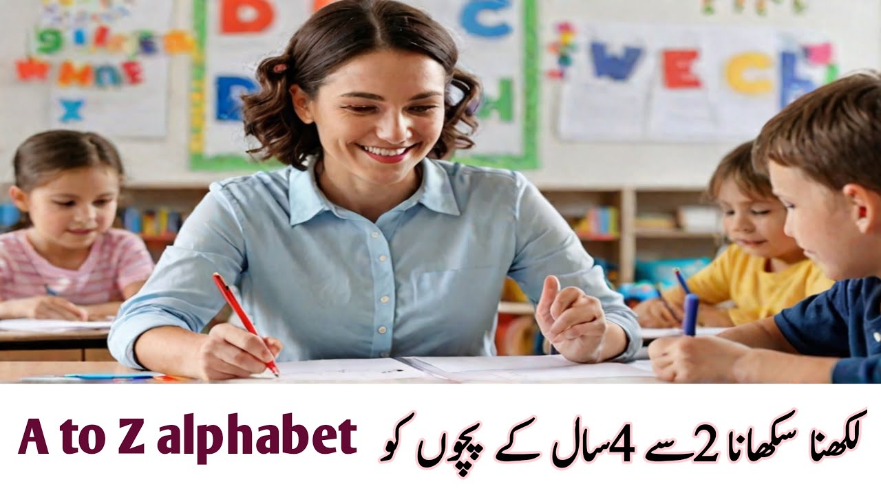 How to Write Letters for Children - Teaching Writing ABC for Preschool ...