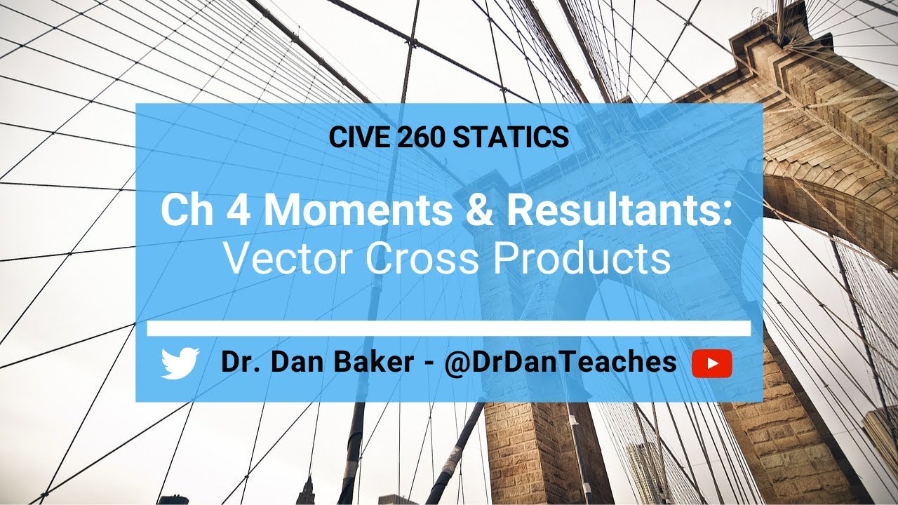 Statics: Moments & Resultants - Vector Cross Products - YouTube