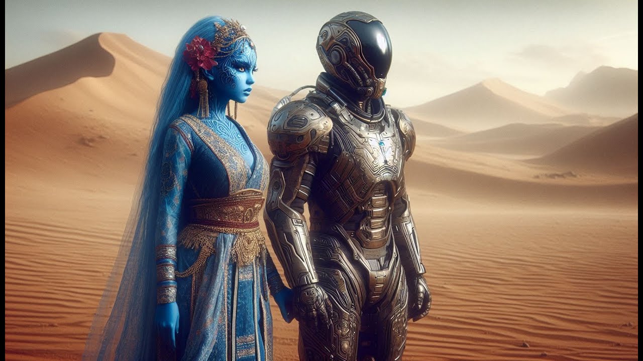 The Human Soldier Saved the Helpless Alien Princess and Her People from ...