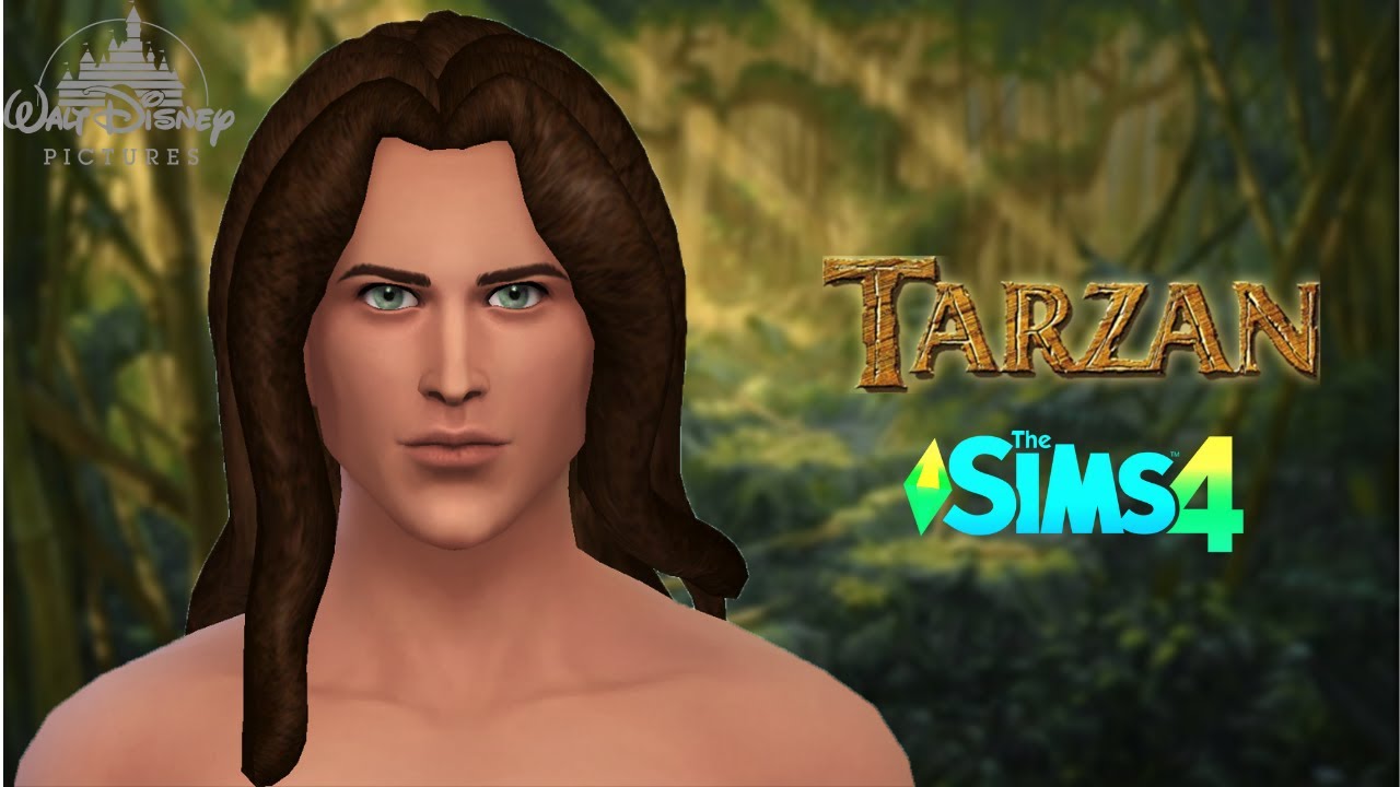 Tarzan (+ CC Links) // The Sims 4: Create A Sim - YouTube