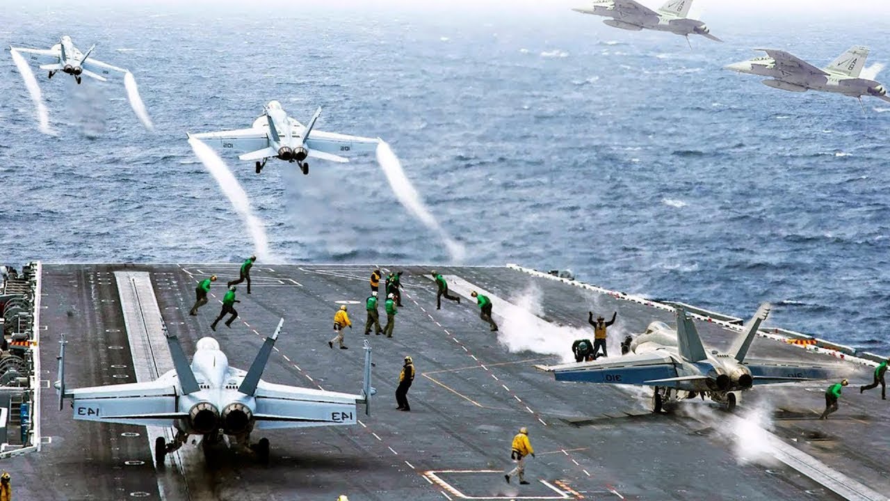 Scary! US-Iran aircraft carriers and warplanes crush Houthi rebels in ...