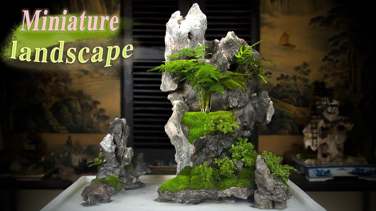It's so simple to create a beautiful Miniature with Natural stones ...
