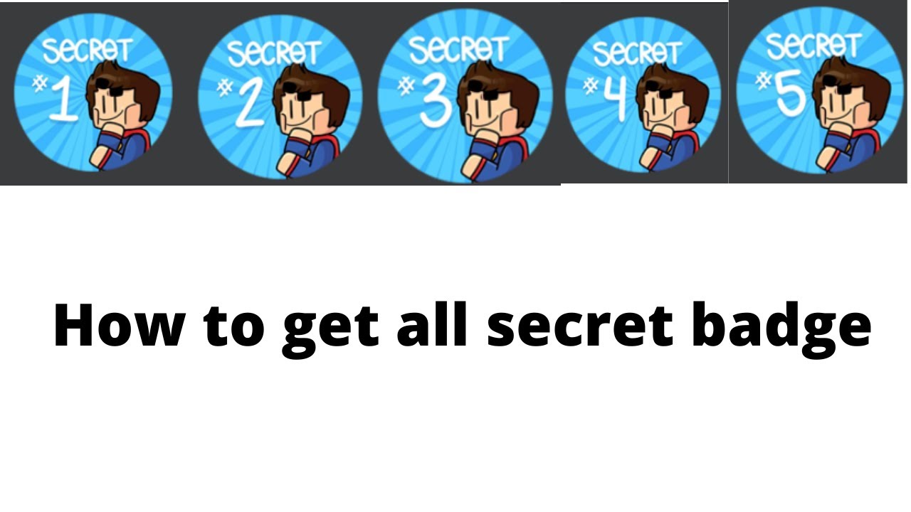 How to get all secret badge in super hero adventure obby by sunworks ...