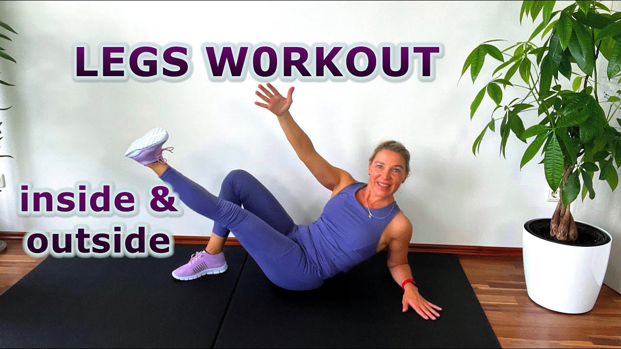 LEGS INSIDE & OUTSIDE / HOME WORKOUT / NO EQUIPMENT - YouTube