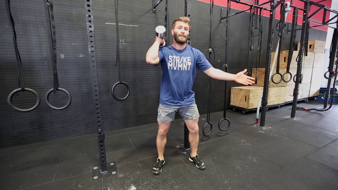 Single Arm Clean and Cluster - YouTube