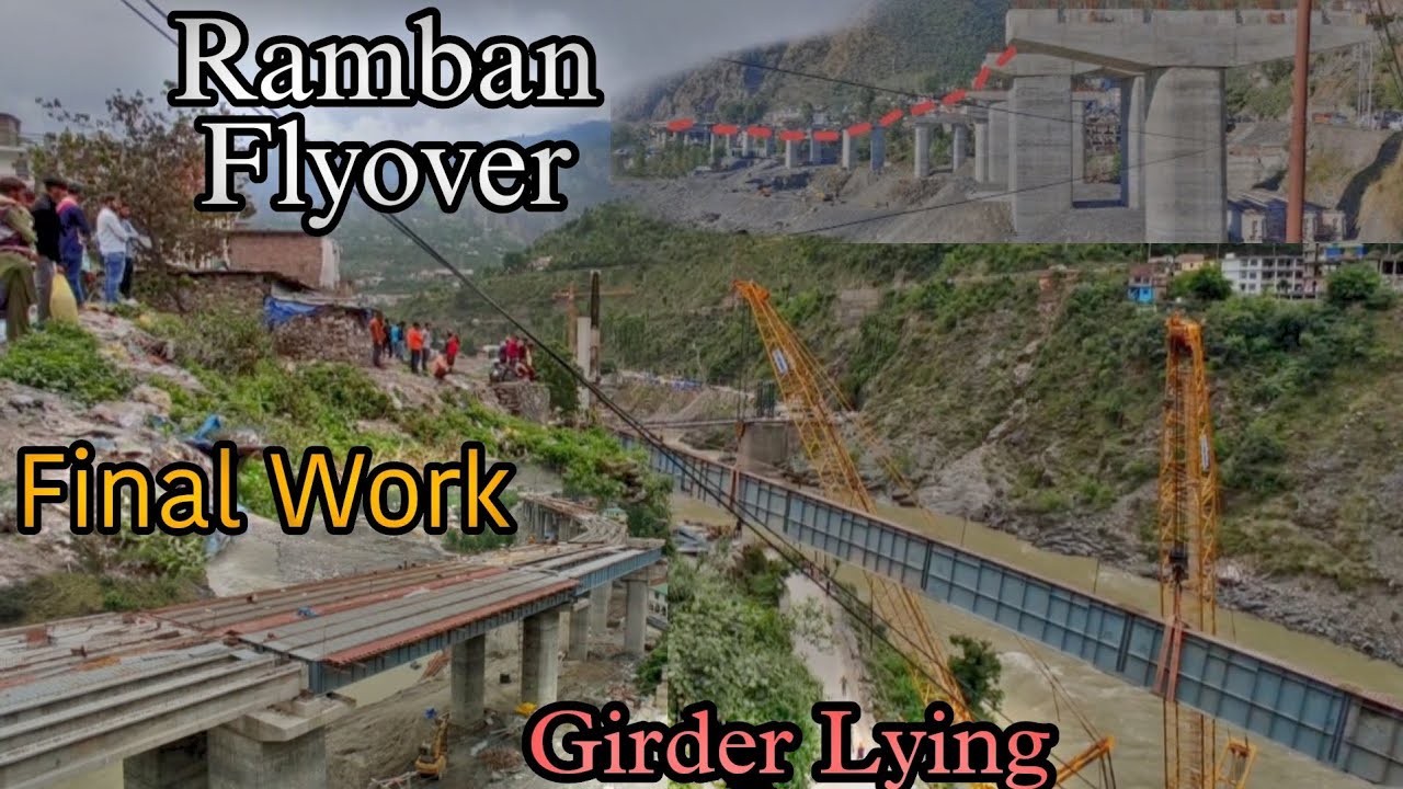 NH 44 | Ramban Flyover Girder Lying | Jammu Srinagar Highway Update ...