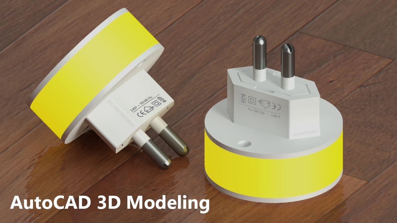 Autocad 3D Drawing | 3D Lamp Product Design in AutoCAD | Product ...