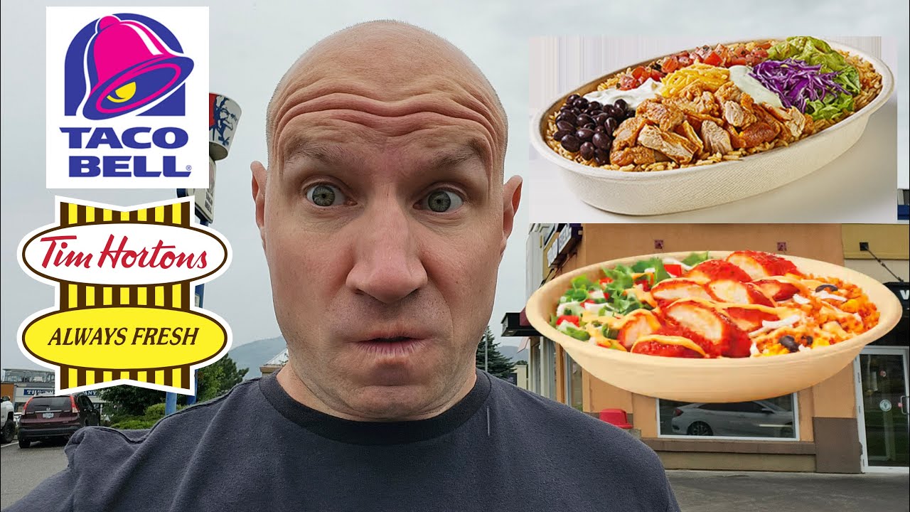 Taco Bell's New Cantina Chicken Bowl vs Tim Horton's New BBQ Chicken ...