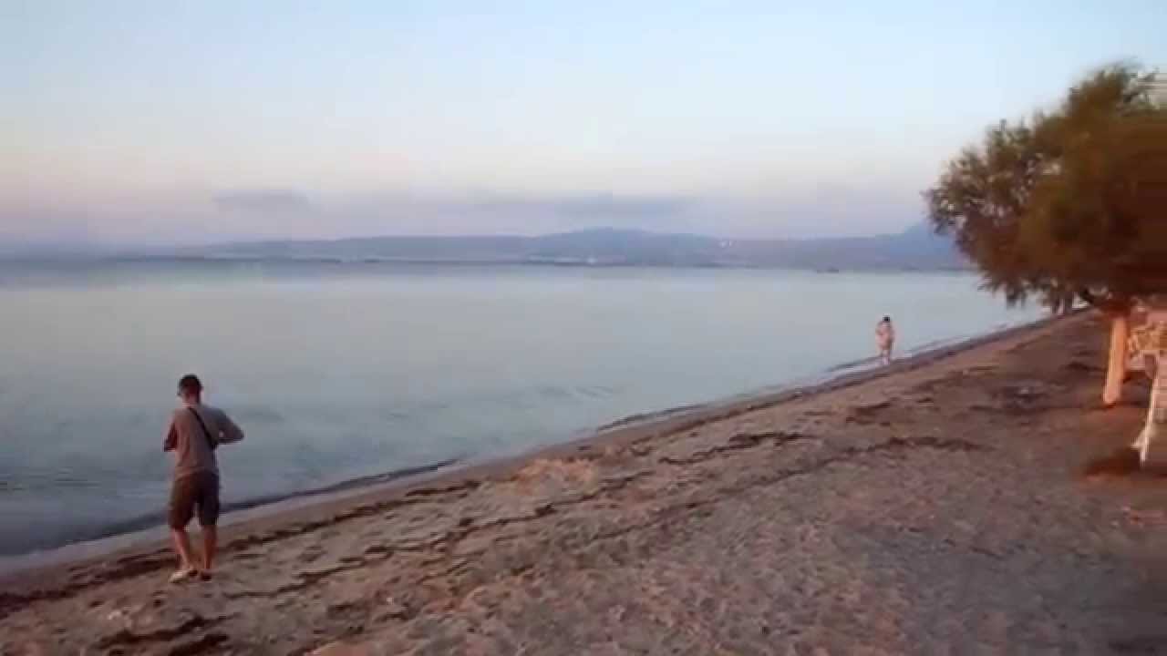 Perea Beach Greece - YouTube