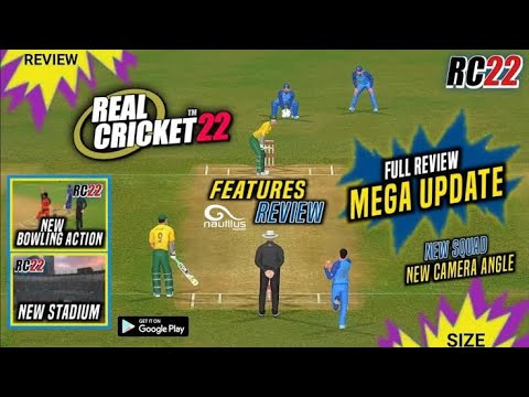 RC 22 New Update RC 22 New Update Launch Full Review Real cricket 22 ...