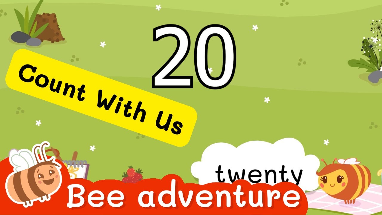 Counting to 20 in English | Counting for Toddlers - YouTube