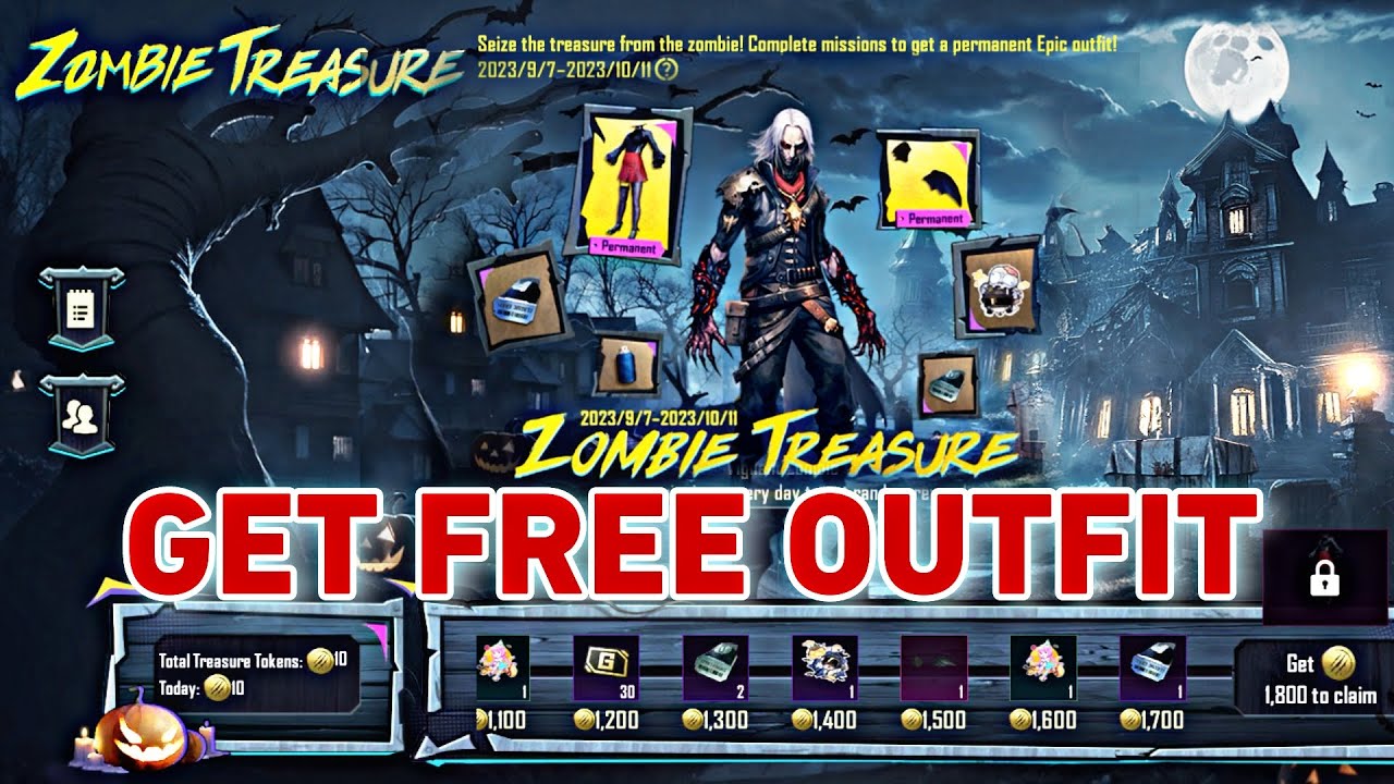 ZOMBIE TREASURE EVENT EXPLAIN PUBG MOBILE | ZOMBIE TREASURE TOKEN ...