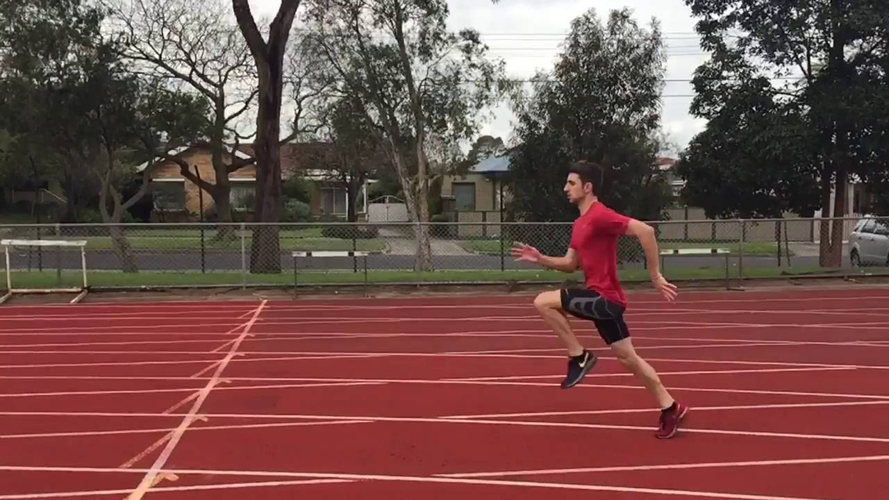 Sprinting in slow motion - YouTube