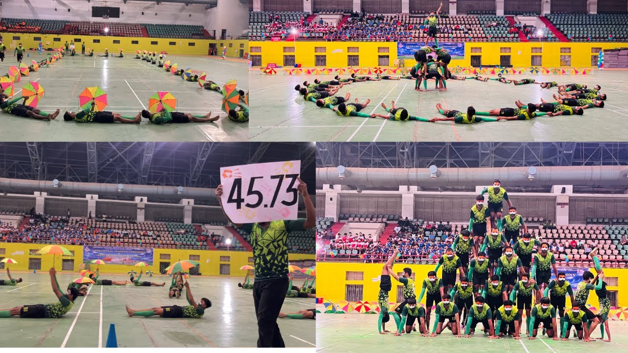 Mass display competition 2024-25 - YouTube