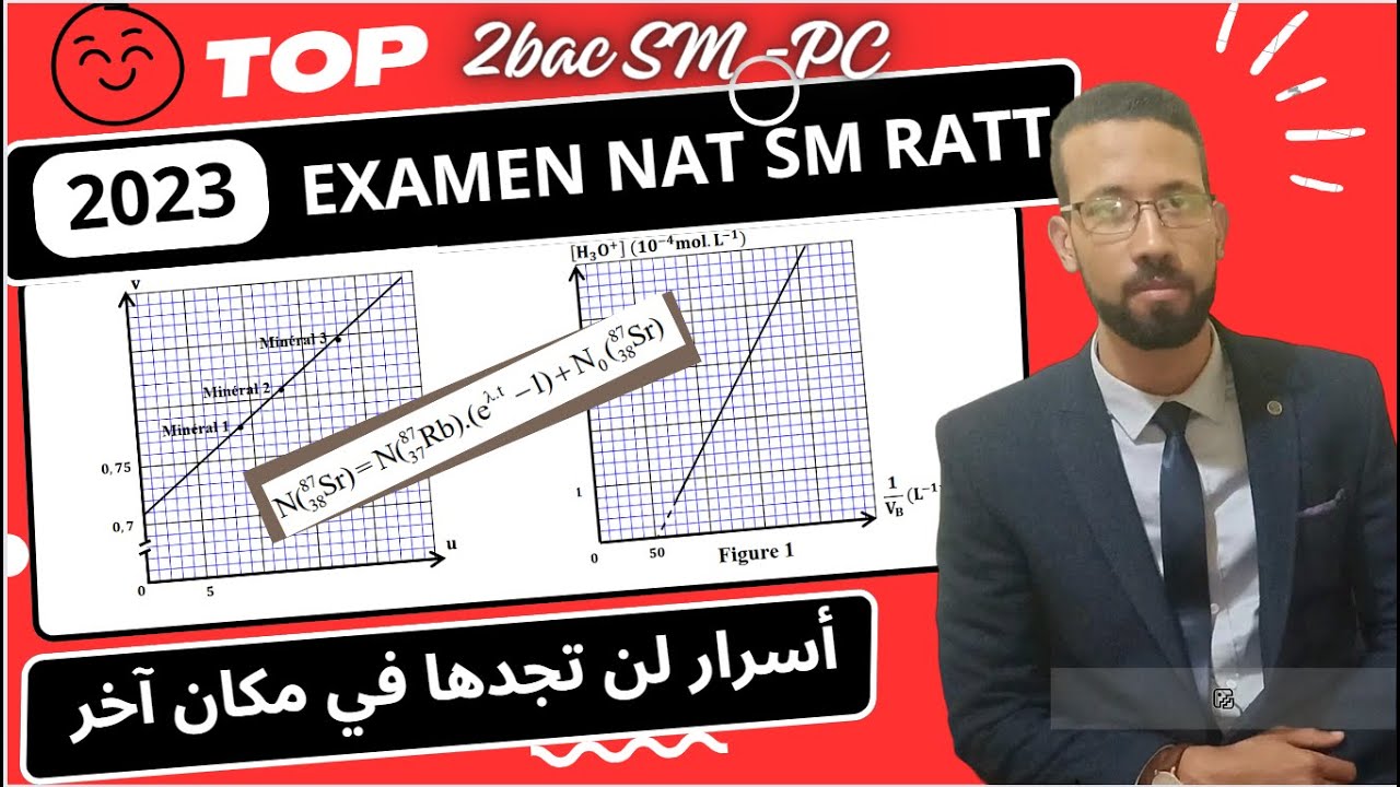 Examen national physique sm 2023 ratt partie 1– 2BAC (correction ...