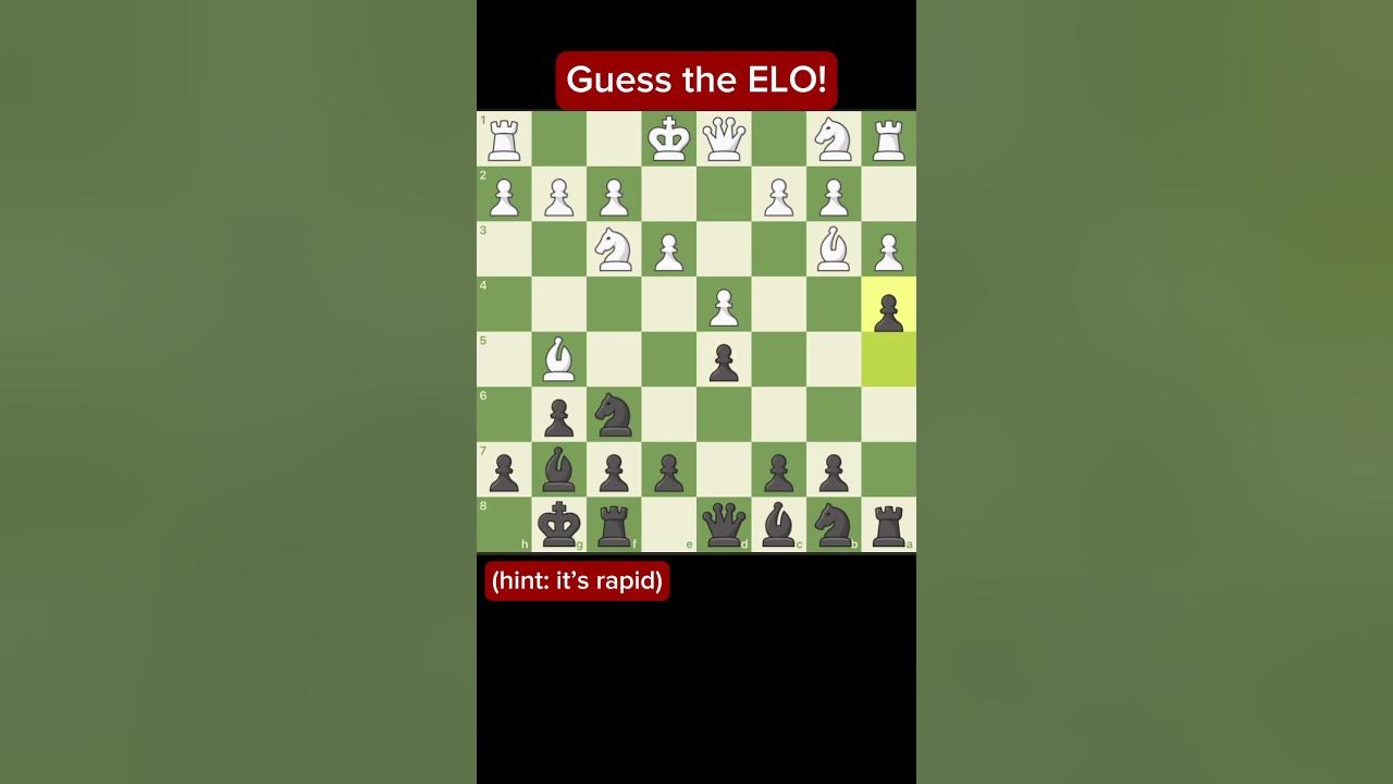 Guess the ELO!#chess - YouTube