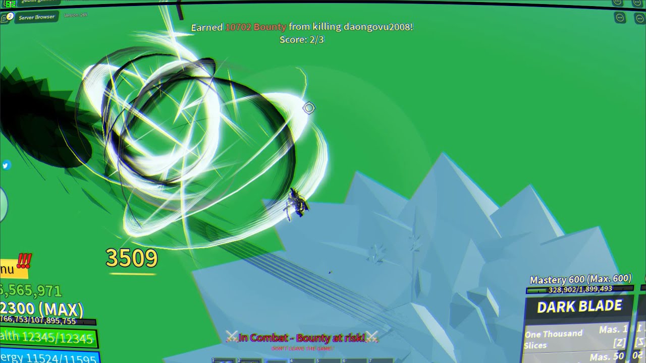 Dark Blade Revamp is Extremely Strong l Blox Fruit l Bounty Hunting ...