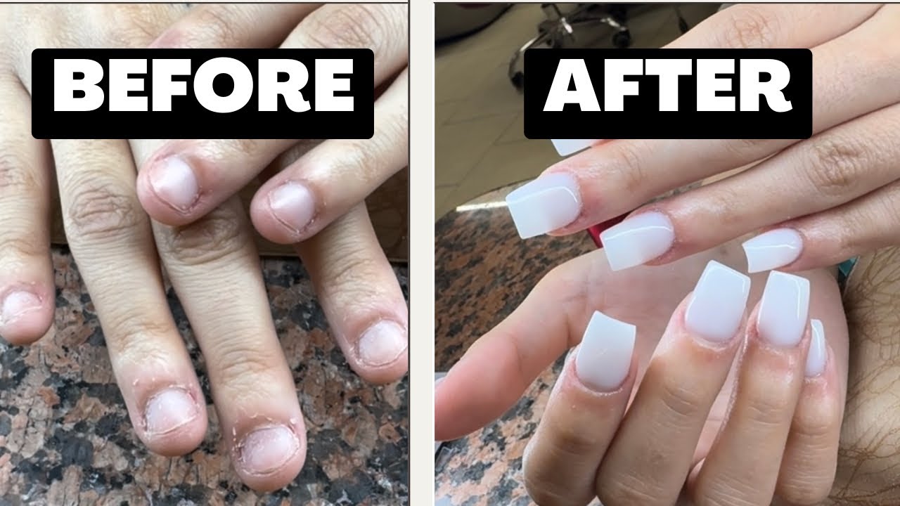 Doing my client nails with MAJOR CUTICLES Problem! #nails #nailtech # ...