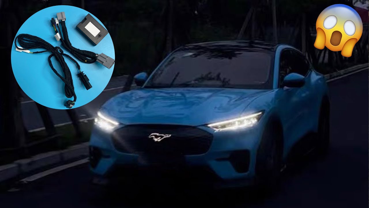 How to install Mustang Mach E illuminated Pony Module - YouTube