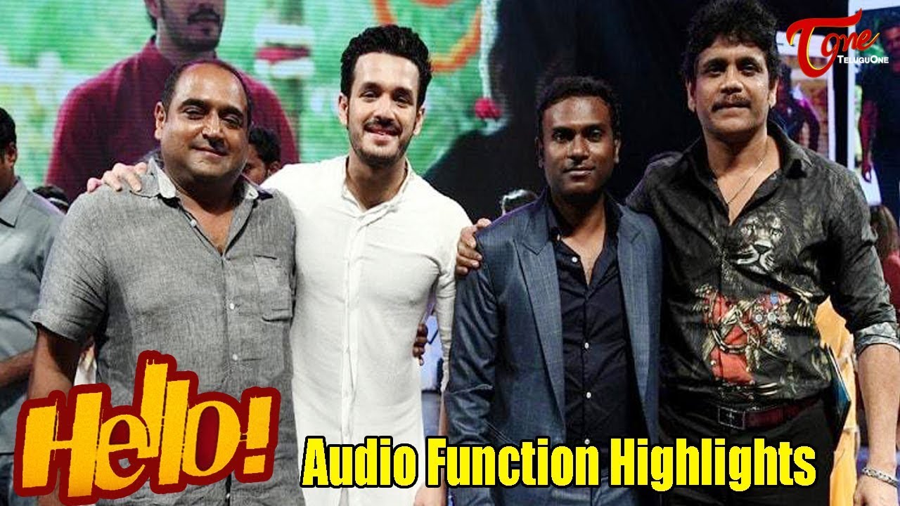 Hello Telugu Movie Audio Function Highlights | Akkineni Nagarjuna ...