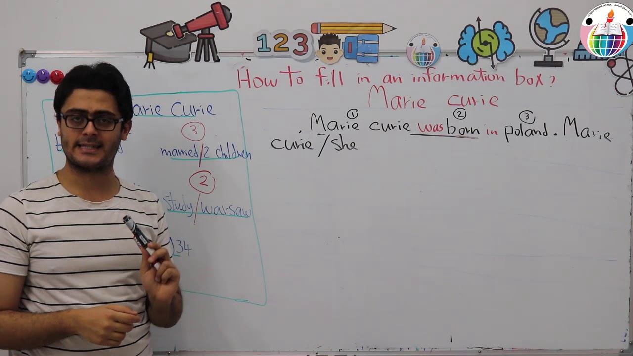 ENGLISH HOW TO FILL IN AN INFORMATION BOX ? WRITING SKILL BY MR AHMED ...