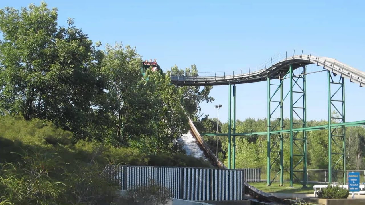 Michigan Adventure - Adventure Falls 2 Coaster - YouTube