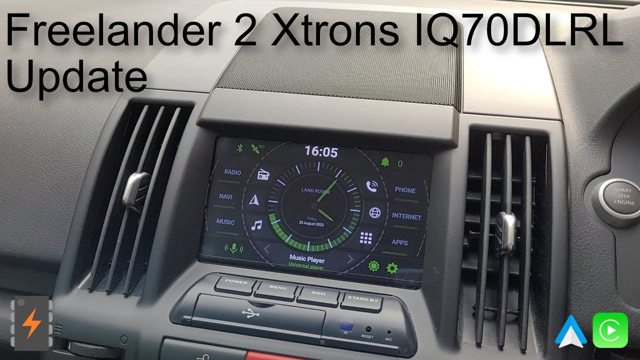 Freelander 2 Xtrons IQ70DLRL Unit Update - YouTube