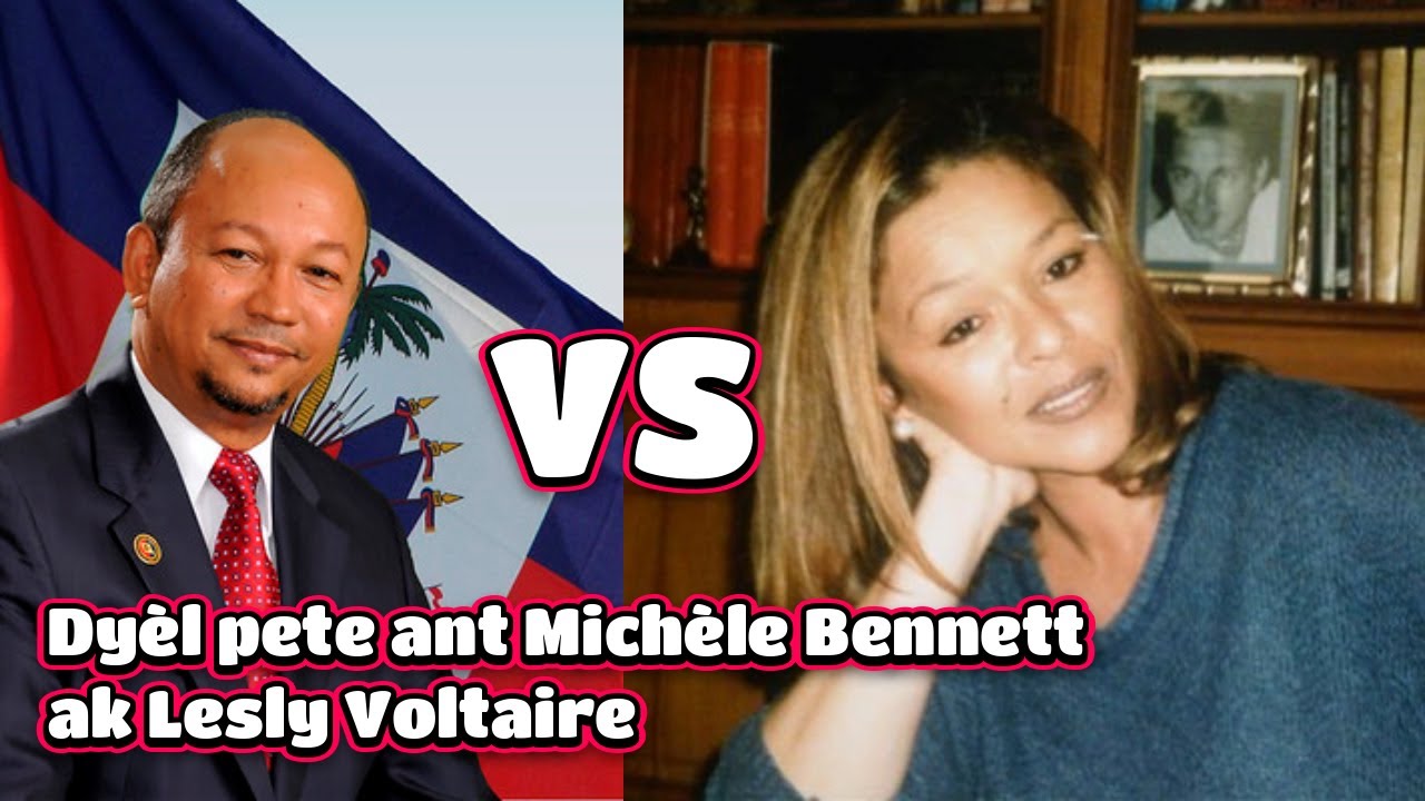 Michèle Bennett atake Lesly Voltaire apre li fin di se Martelly ki mete gang nan peyi a! - YouTube