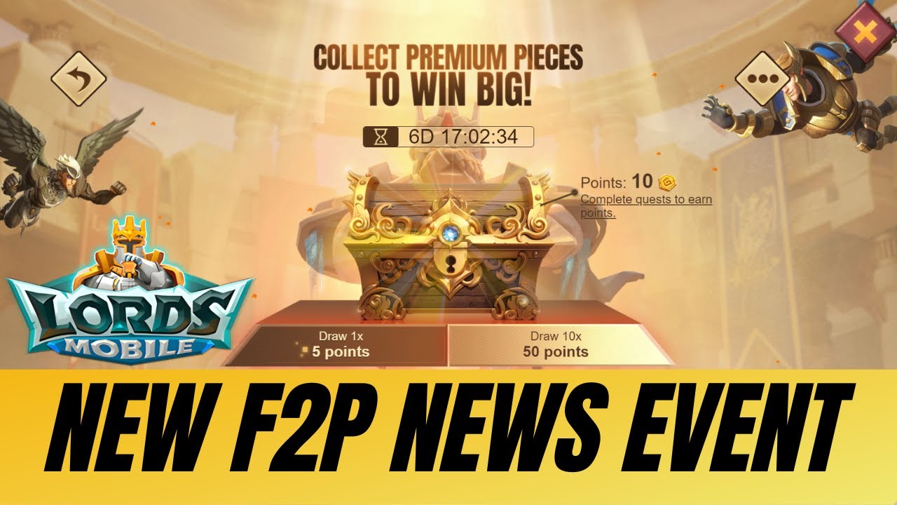 New F2P News Event | 7 Days | Lords Mobile - YouTube