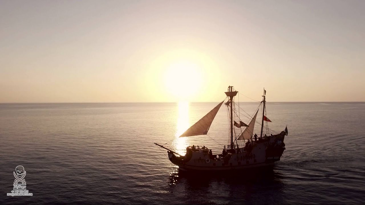 Jolly Roger sunset cruise - YouTube