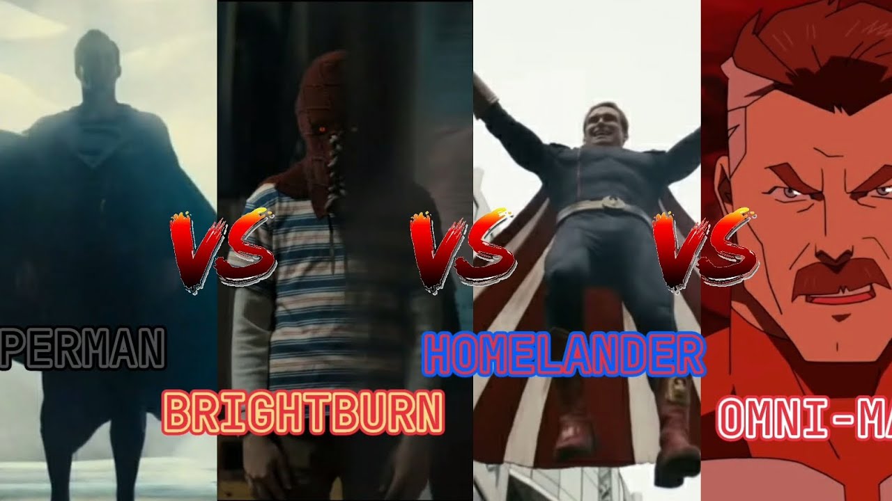 Superman vs Brightburn vs Homelander vs Omni-Man - YouTube