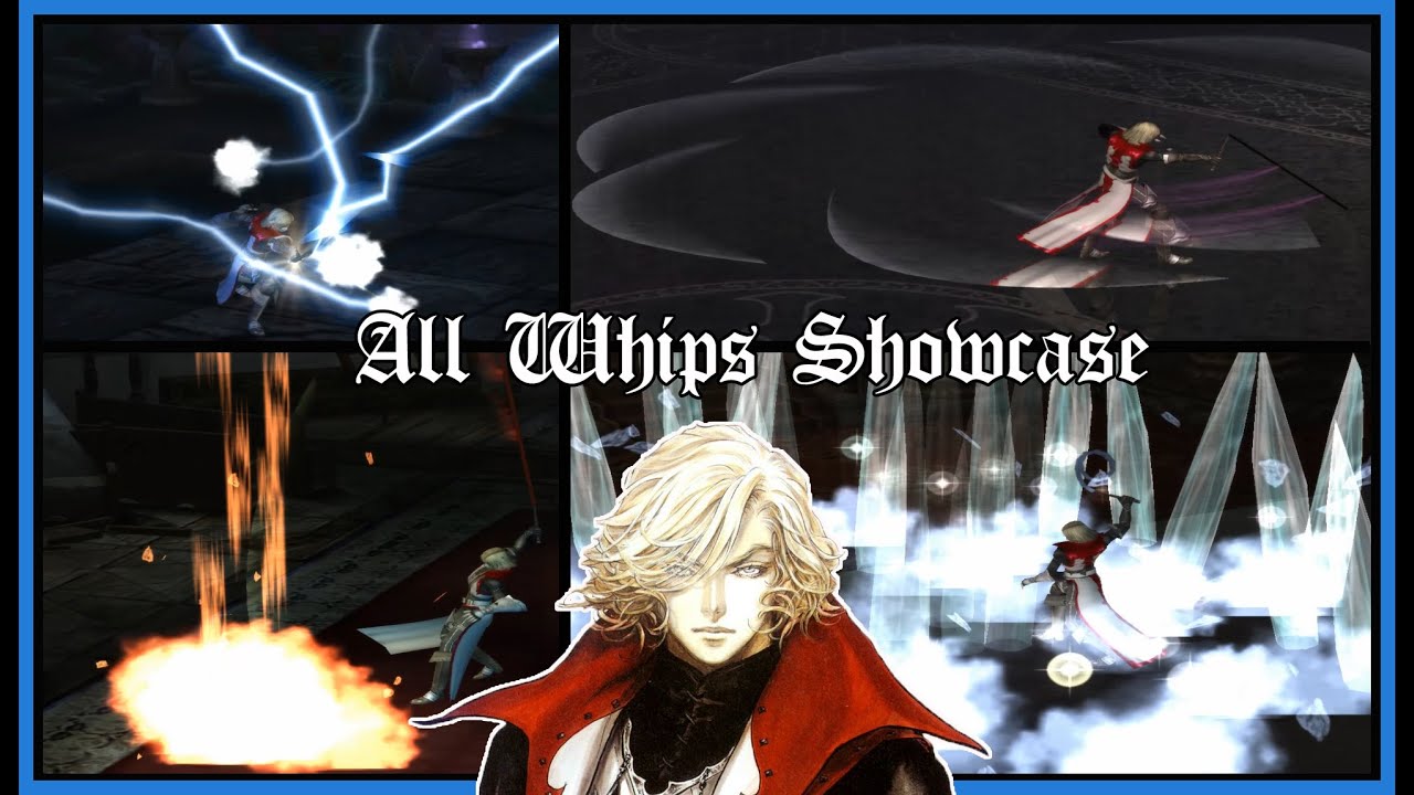 Leon Belmont Whip Skills Showcase - Castlevania Lament of Innocence HD ...