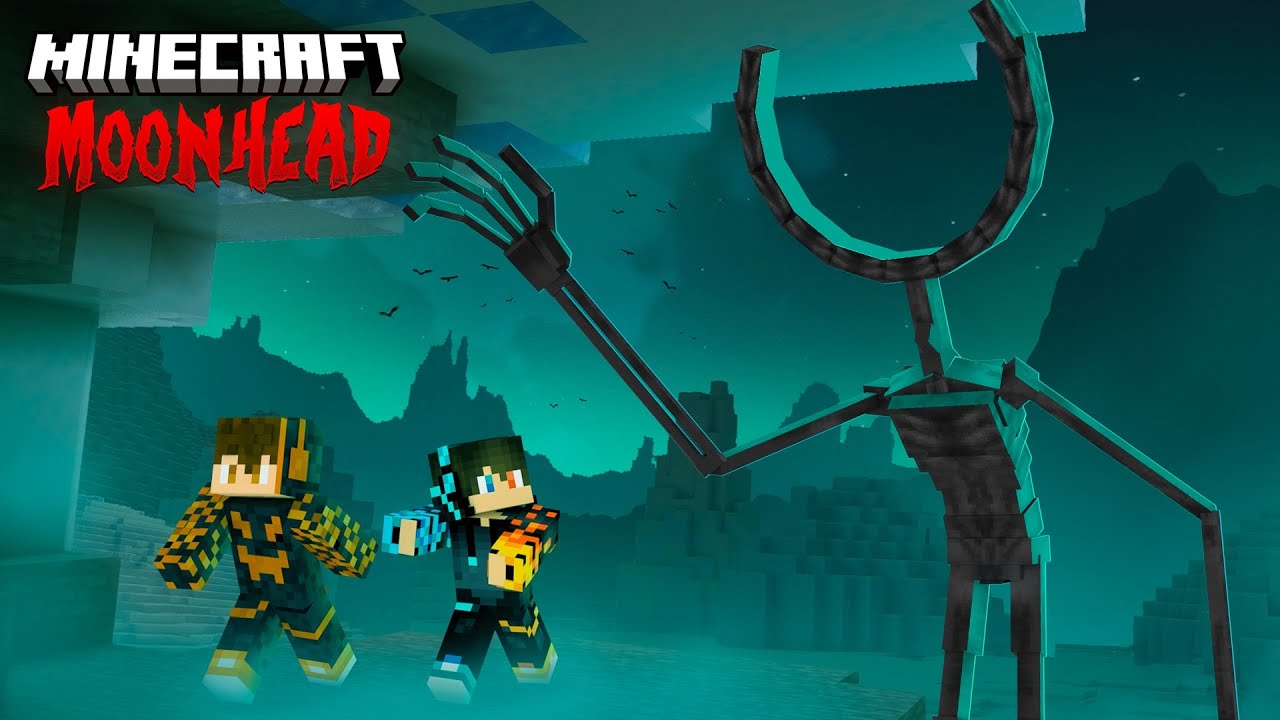 Minecraft’s Most Horrifying Creature Has Arrived… The Moon Head - YouTube