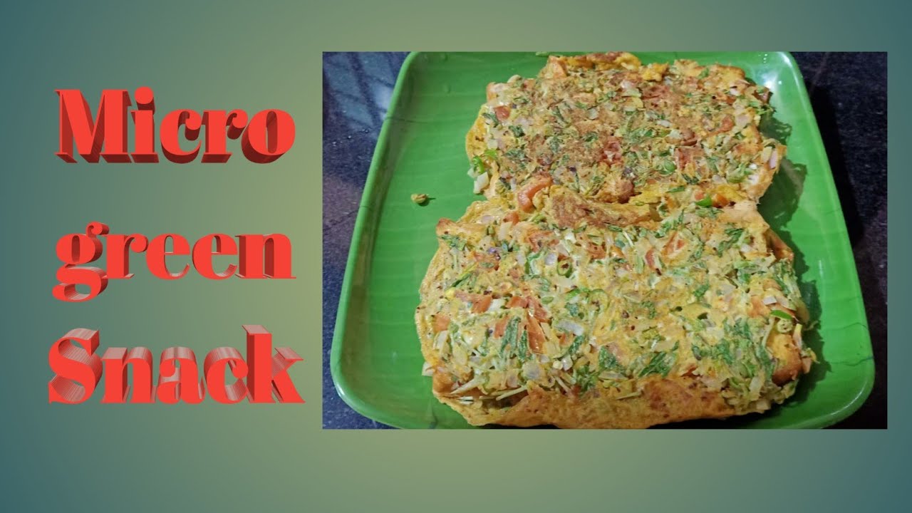 Micro green നടീലും അത് വച്ച് ഒരു Snack ഉം ( healthy food ) - YouTube