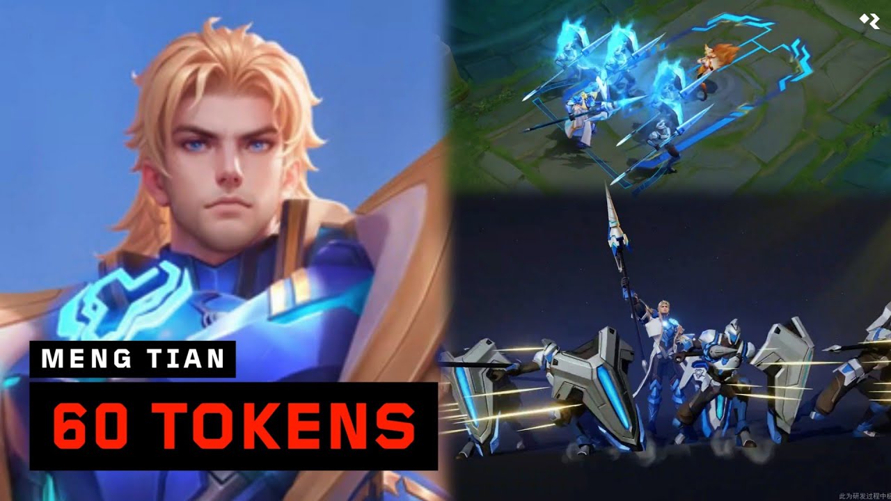 60 Tokens Skin - Meng Tian | Skin Showcase | Honor of Kings - YouTube