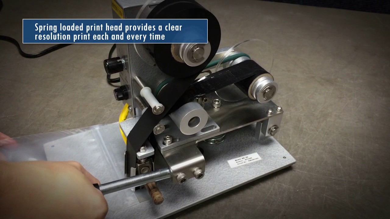 How to use the RS-20 Hot Stamp Imprinter - YouTube
