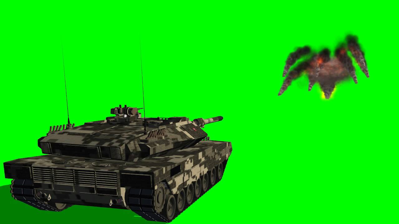 Tank fires at barrel - explosion - "Chroma Key Effects" - YouTube