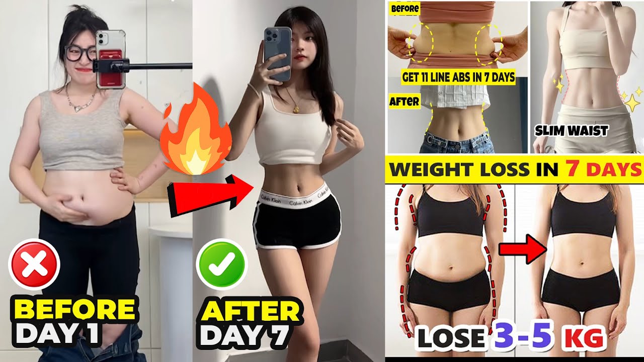 CÁCH GIẢM 3KG TRONG 7 NGÀY CHO TUỔI DẬY THÌ, MỚI TẬP - YouTube