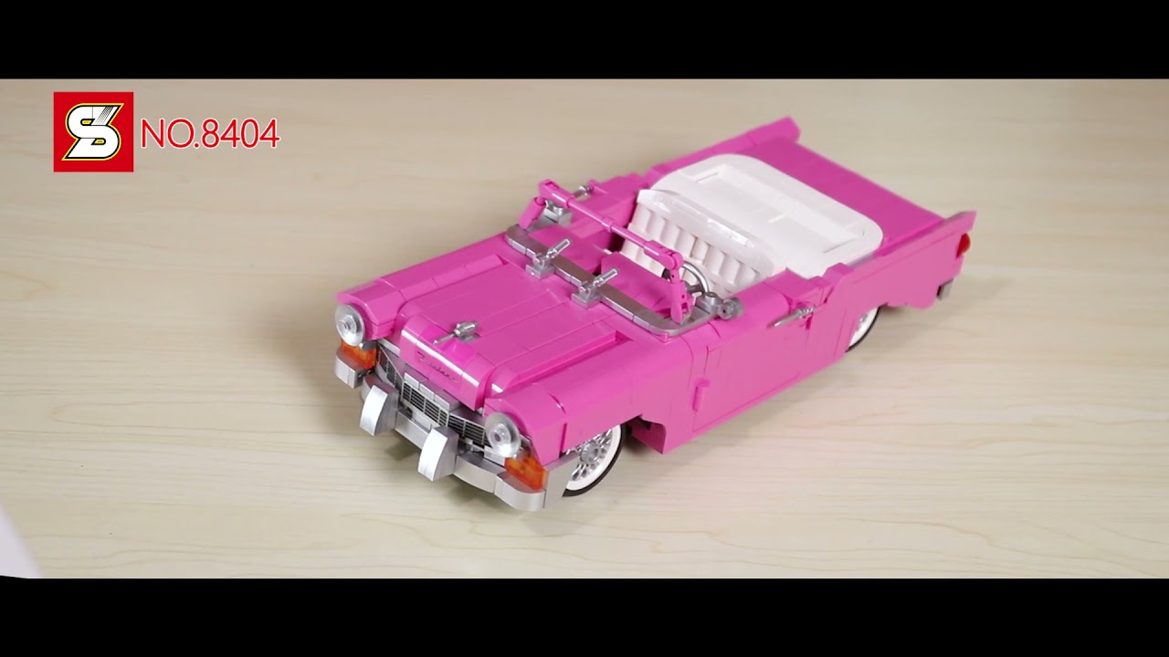 Sembo 8404 - Jay Chou car building blocks - 742 pcs - Pink - YouTube
