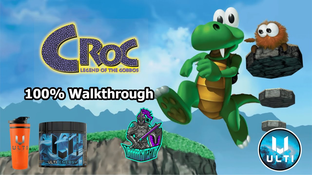 Croc Legend of the Gobbos Remastered - Full Gameplay 100% Walkthrough ...