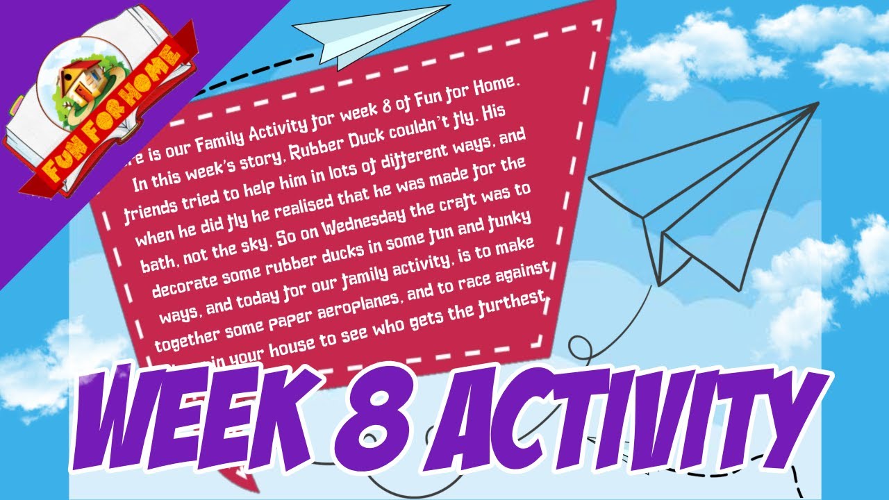 Fun for Home Week 8 Activity - YouTube