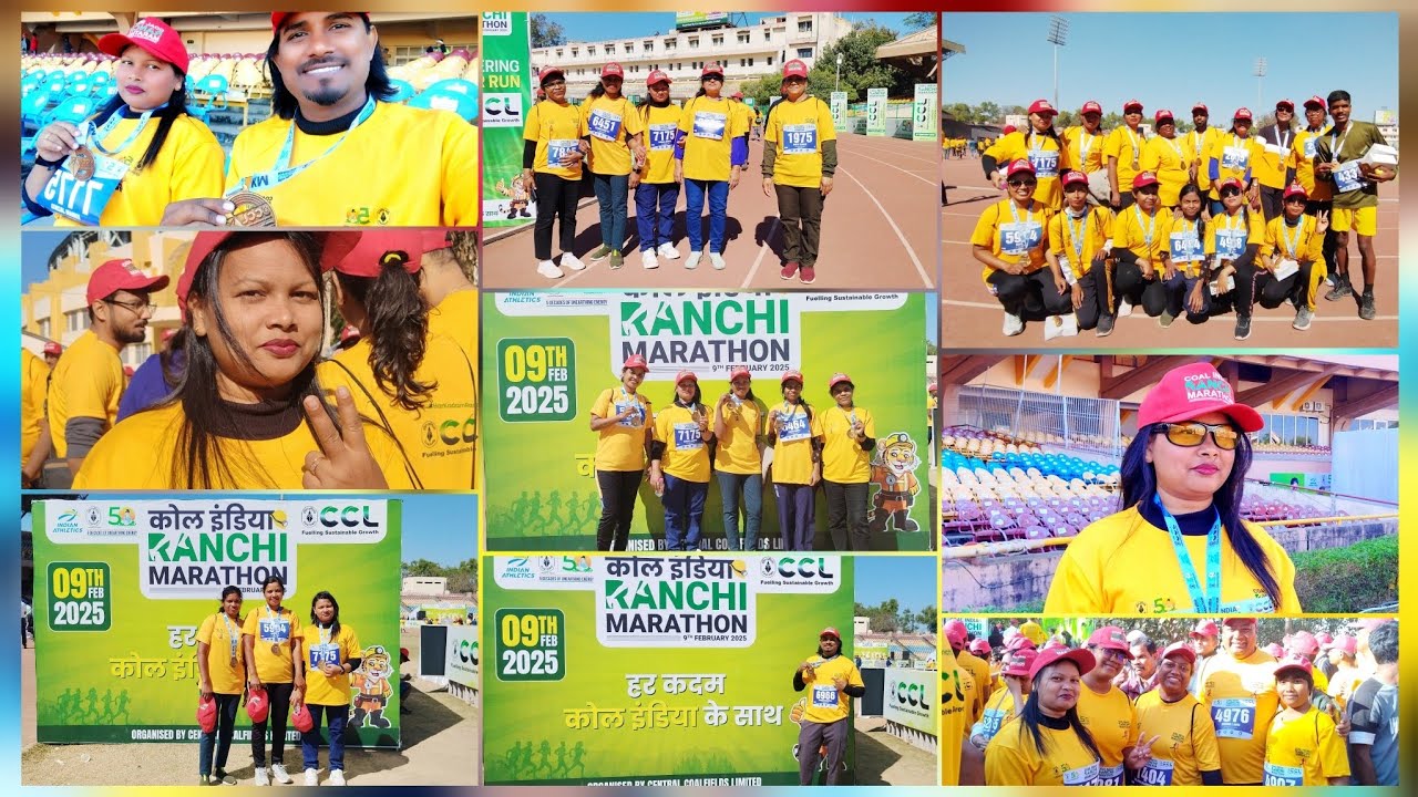 Beautiful Memories Clicks Coal India Ranchi Marathon 2025 | Coal India ...