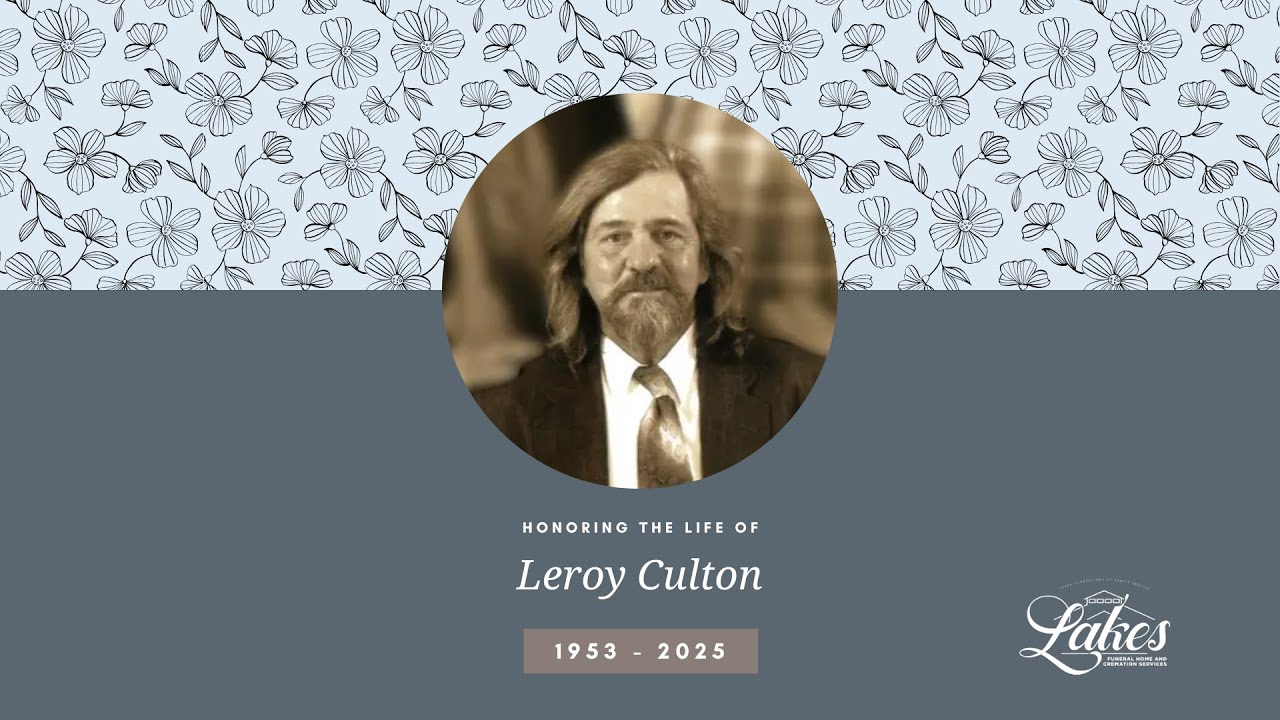 Leroy Culton Funeral Service - YouTube