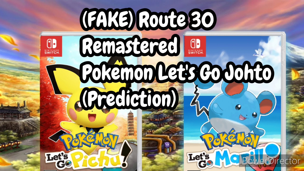 Route 30 Remastered Pokemon Let's Go Johto (Prediction) - YouTube