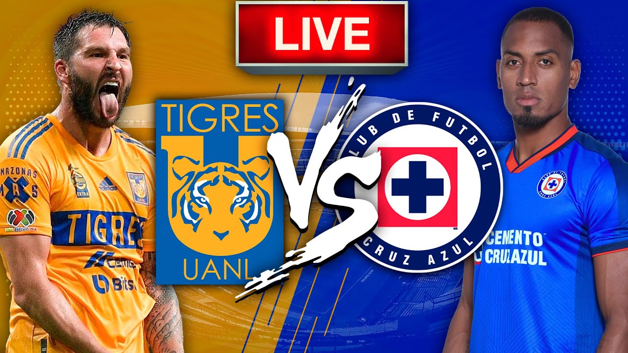 Tigres UANL vs Cruz Azul | VER PARTIDO EN VIVO | JORNADA 13, Apertura ...