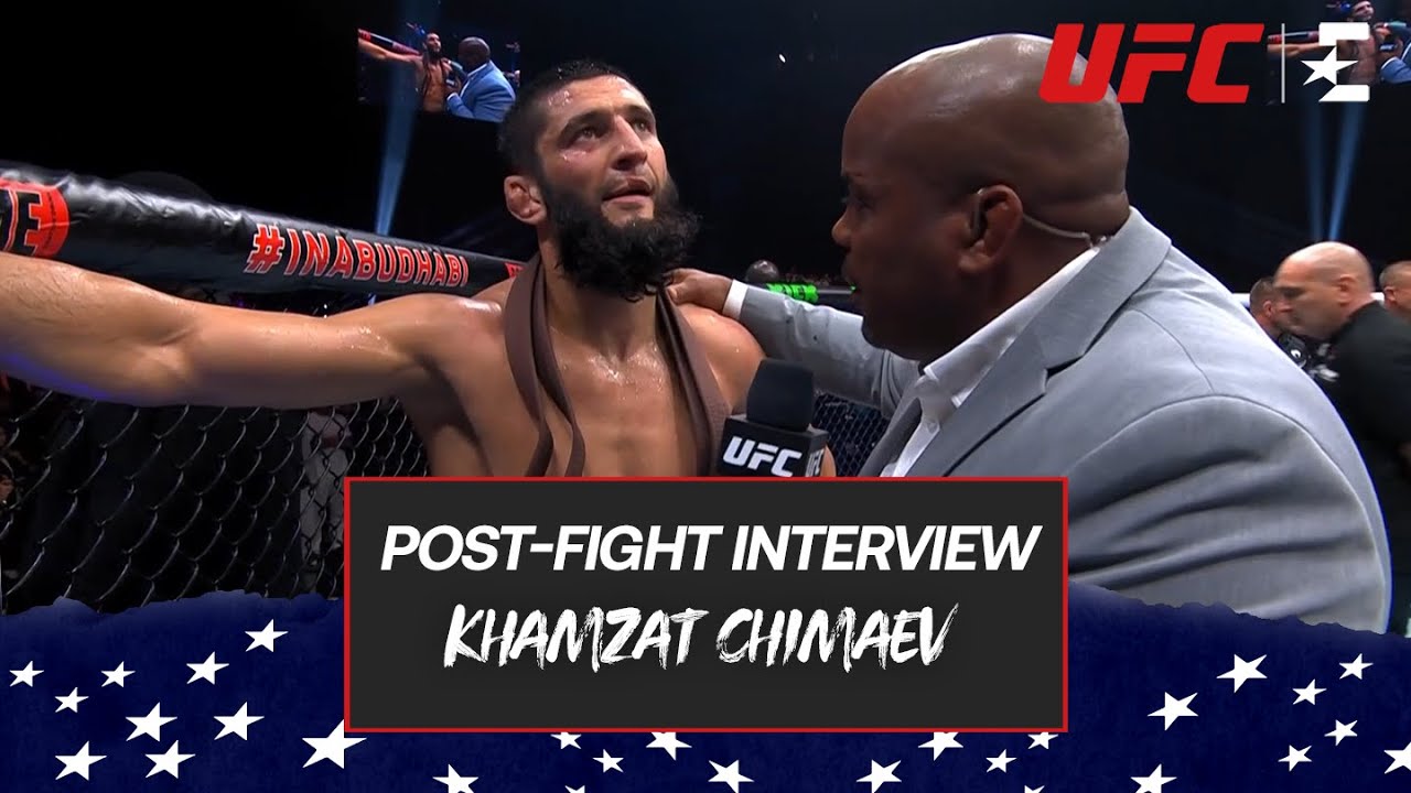 UFC 294 | Post-Fight Interview | Khamzat Chimaev - YouTube