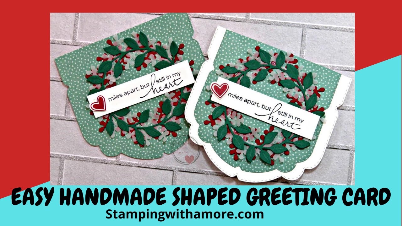 Easy Handmade Shaped Greeting Card - YouTube