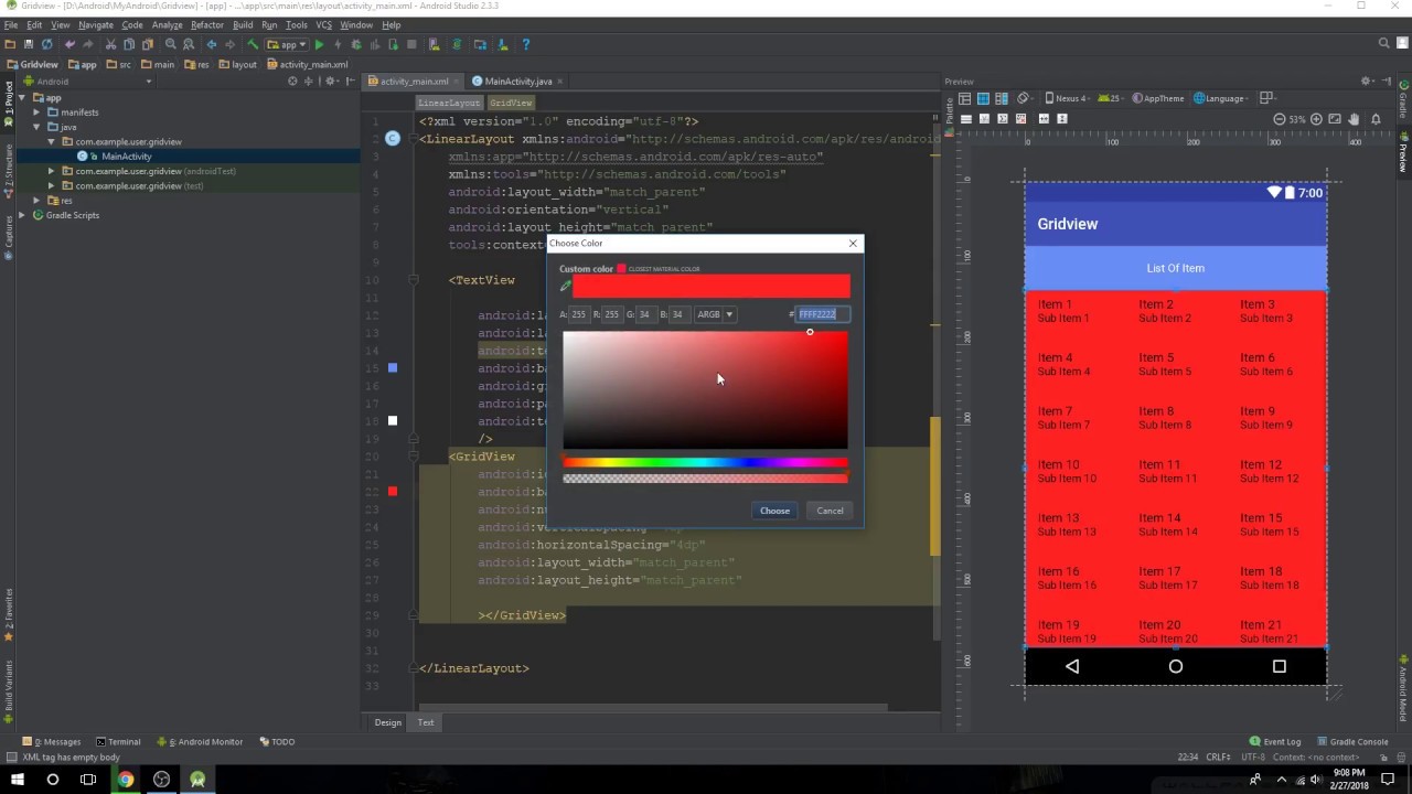 Working In Android Studio :) || Tutorial || Creating Ui - Youtube